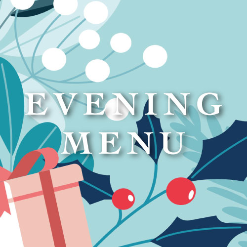 Evening Menu Christmas - Fuzzy Beak